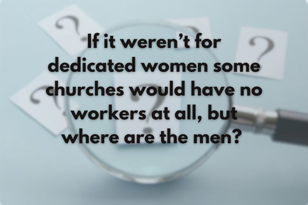 Where Are The Men | Save New England Ministry